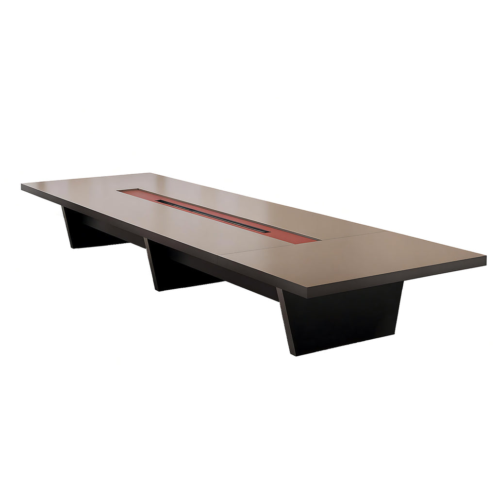 Executive Conference Table with Power Module – Relvox Furniture